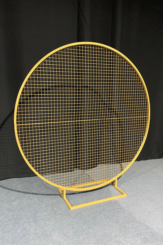 Round Mesh Frame - Gold